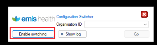 EMIS Web Configuration Switcher